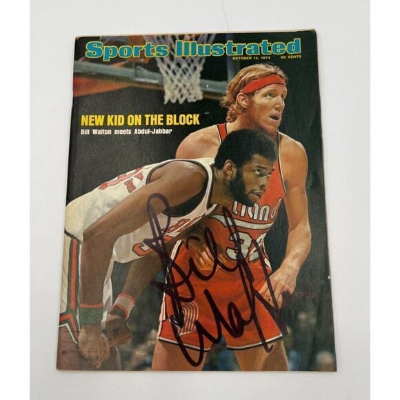 Sports Illustrated Swim | Other | Bill Walton Signed Sports Illustrated ...